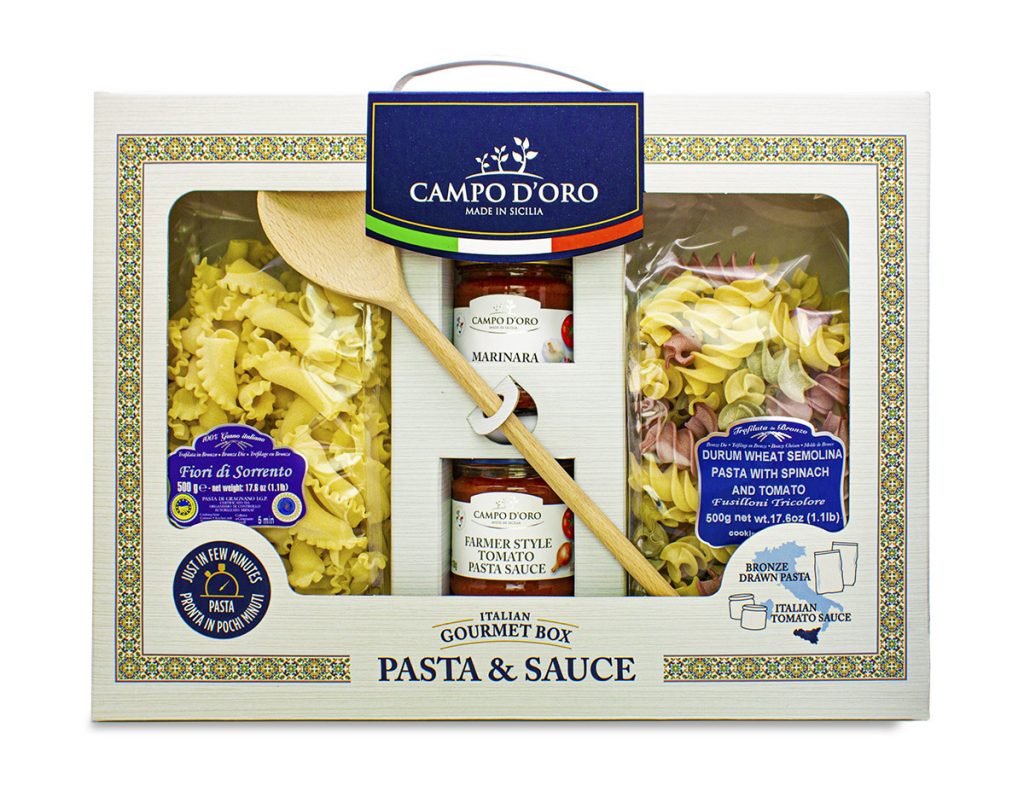 GOURMET BOX - PASTA & SAUCE - Campo d'Oro - Real Sicilian taste